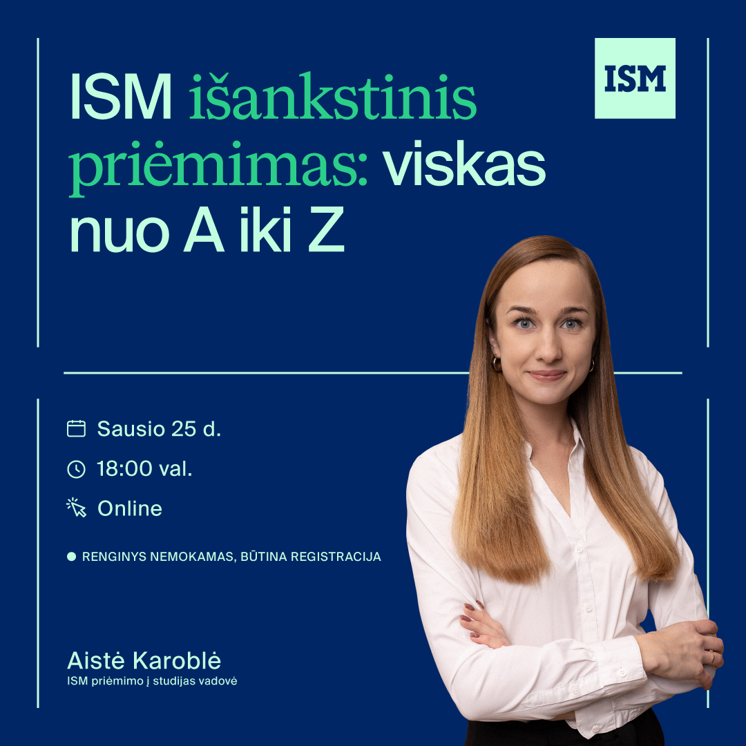Renginiai – ISM University of Management and Economics