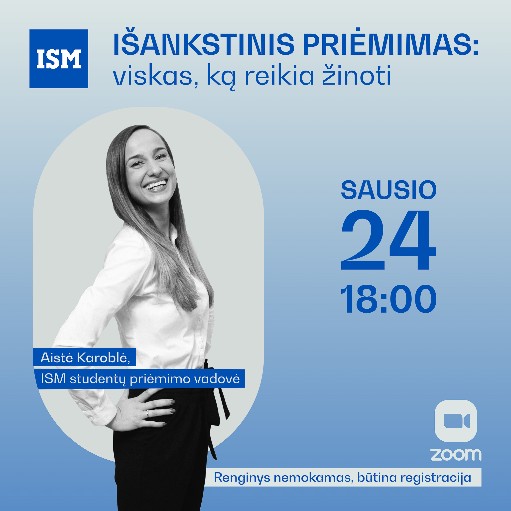 Išankstinis priėmimas: viskas, ką reikia žinoti - ISM University of Management and Economics