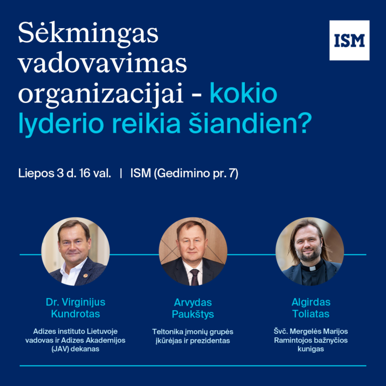 ISM Vadybos ir ekonomikos universitetas - ISM University of Management and Economics
