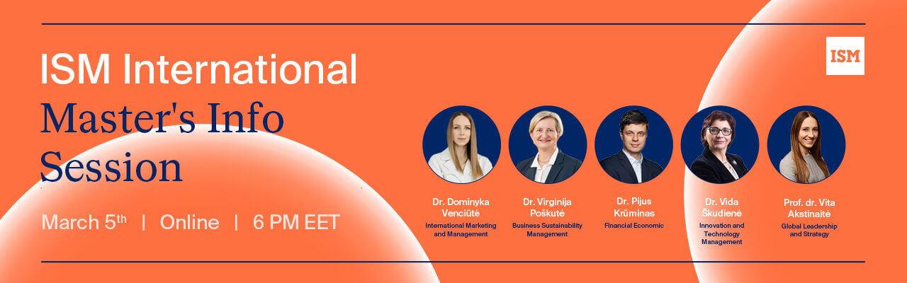 Business Sustainability Management – ISM University of Management and ...