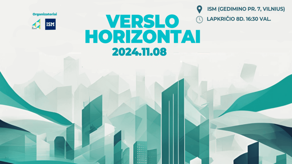 Verslo horizontai - ISM University of Management and Economics